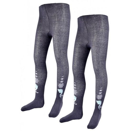 Collant Enfant Pack LA REINE DES NEIGES - Pack de 2 Paires ELSA Pack de ...