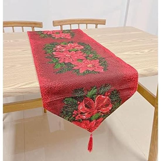 Chemins De Table Brodés Festifs - Tissu Décoratif Coloré Pour Tables De ...