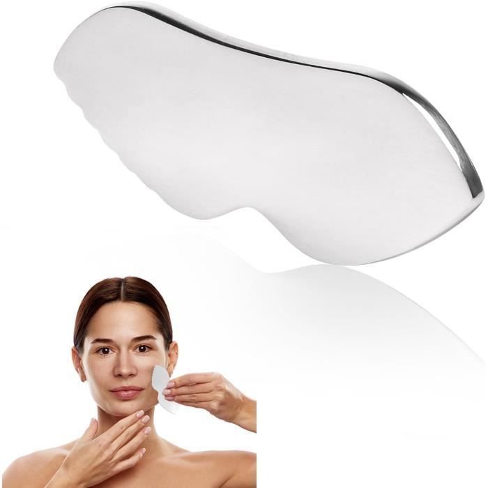 Gua Sha en Acier InoxydableOutil de Massage Facial Gua Sha Gua Sha ...