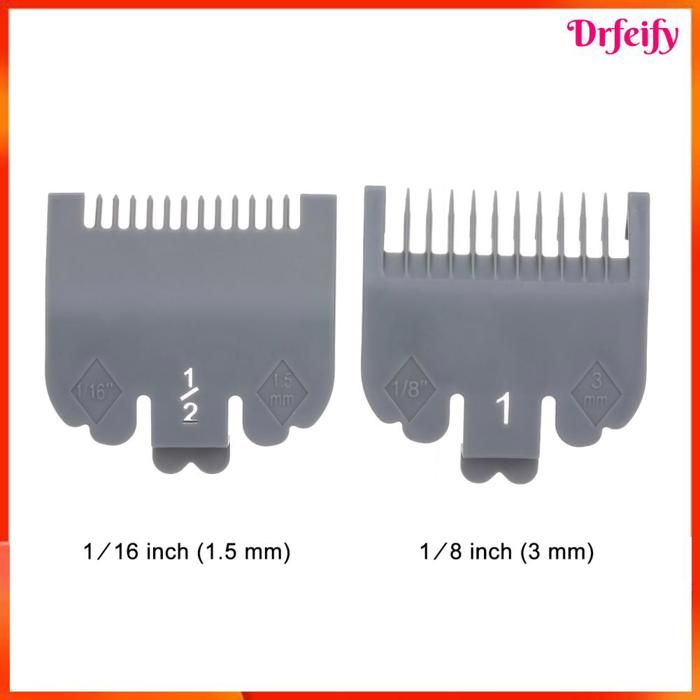 Drfeify Guide de coupe peigne 2pcs Guide de coupe PEP outil de coiffure ...