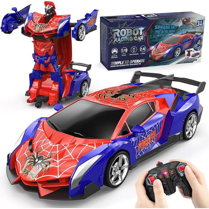Voiture télécommandée transformable - SWROSE -RC Robot 1:18 ...