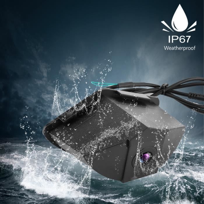 Caméra de vue avant 170 ° CCD IP68 vision nocturne moniteur de ...
