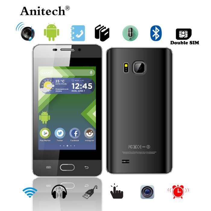 Smartphone Téléphone Portable Tablette téléphone Double SIM écran HD ...