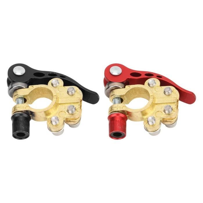 Ashata connecteurs de borne de batterie 2 pièces bornes de batterie connecteur de poteau ...