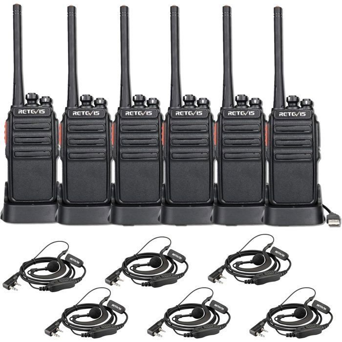 Retevis RT24 Talkies Walkies Talkie Walkie PMR446 Sans Licence 16 ...