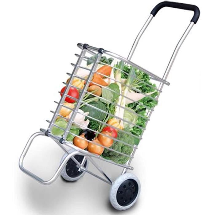 Chariot De Course Pliable, Chariot De Magasinage, Caddie De Course, Poussette De Marché, Fort Et ...