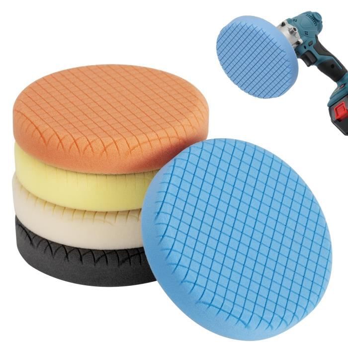 Pad Polissage 150Mm Kit Polissage Voiture Tampon Polissage Éponge De ...