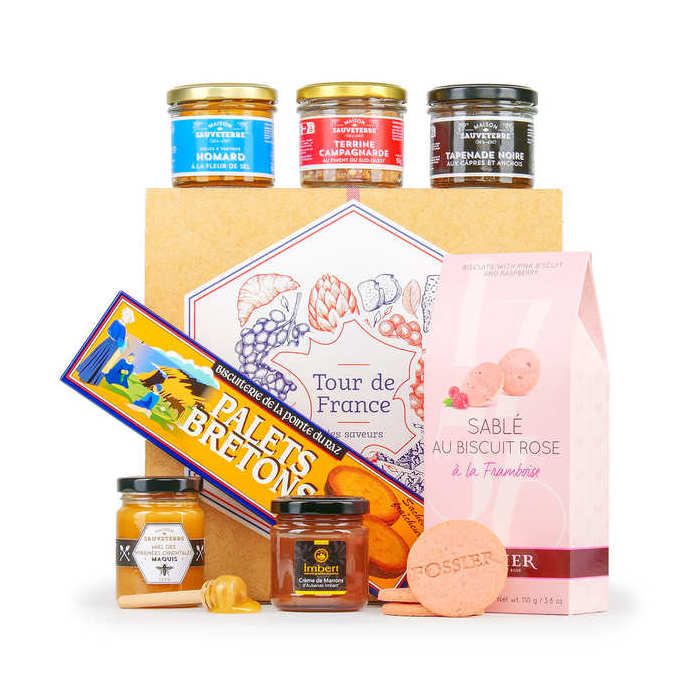 Coffret Tour de France des Saveurs - Coffret cadeau 7 produits ...