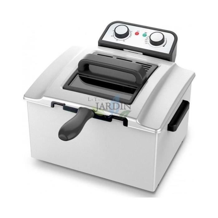 Friteuse inox 3000W 5 litres - Suinga - Gris - Recommandée pour les ...