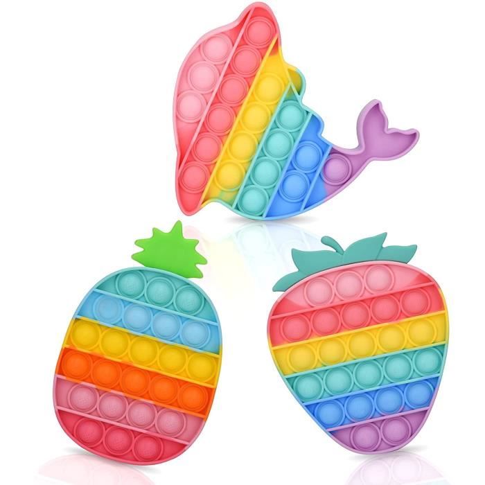 Bohoman Pices Push Pop Bubble Sensory Fidget Toys Jeux Anti Stress ...