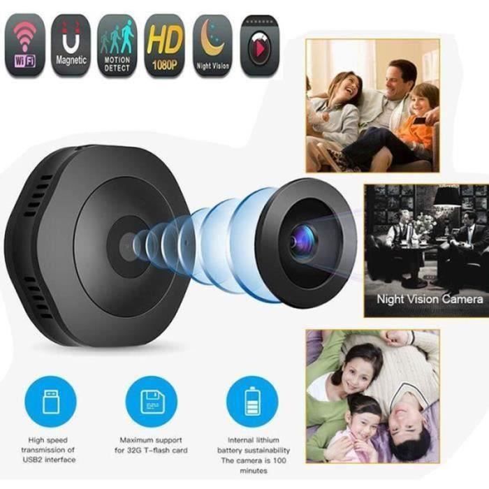 Micro Espion Caméra Espion WiFi Mini 1080P - Surveillance Détection ...