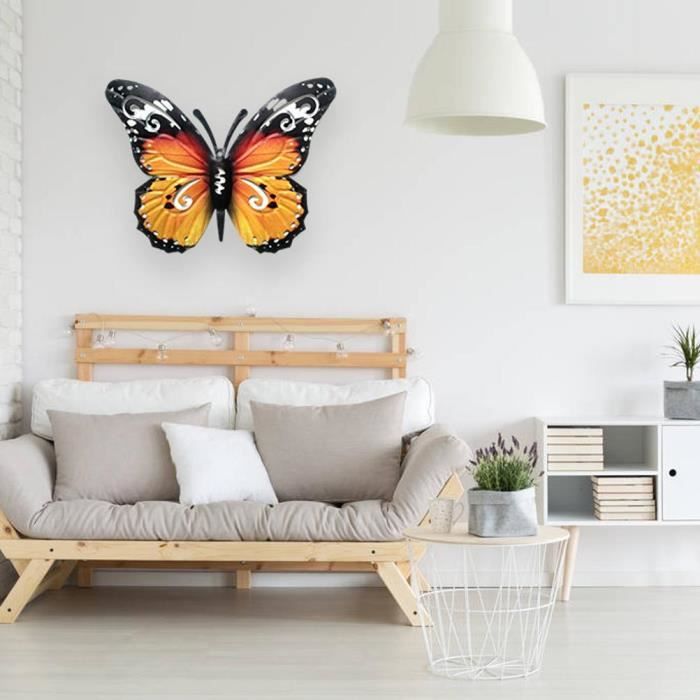 Décoration de Jardin Papillon en Métal Fer Réutilisable - Cdiscount Maison