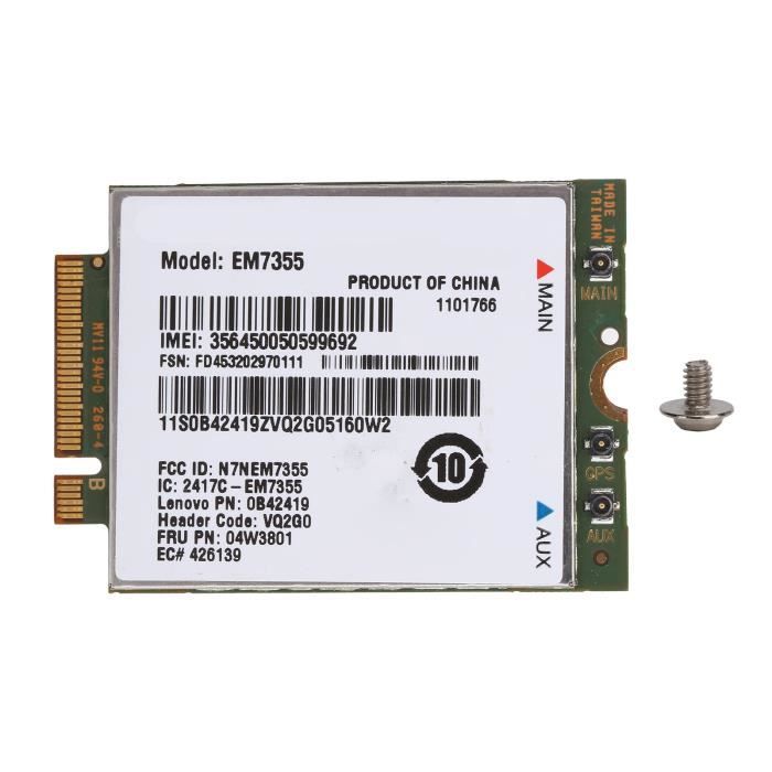 Fdit Carte sans fil Carte WiFi Adaptateur réseau sans fil pour ThinkPad ... Fdit Carte sans fil Carte WiFi Adaptateur réseau sans fil pour ThinkPad ...
