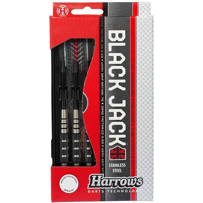 Fléchettes Harrows Black Jack 22g - HARROWS - Lot de 3 - Tungstène ...