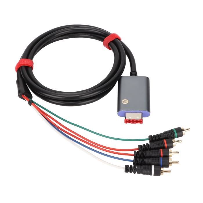 Qiilu Câble composant pour Câble AV Composant HD, Câble Vidéo Composant ...