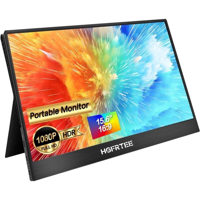 Ecran Portable, 15.6 Pouces 1080P Fhd Moniteur Portable Ips Avec Hdmi ...