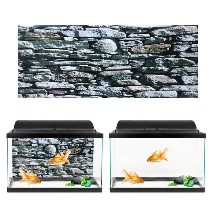 Autocollant pour aquarium - SURENHAP - 61x41 cm - PVC imperméable ...