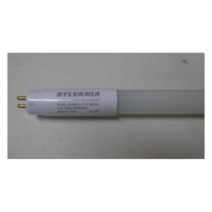 Tube T5 LED 37W (équivalent fluo 54W) 4000K 5600lm longueur 1449mm ...