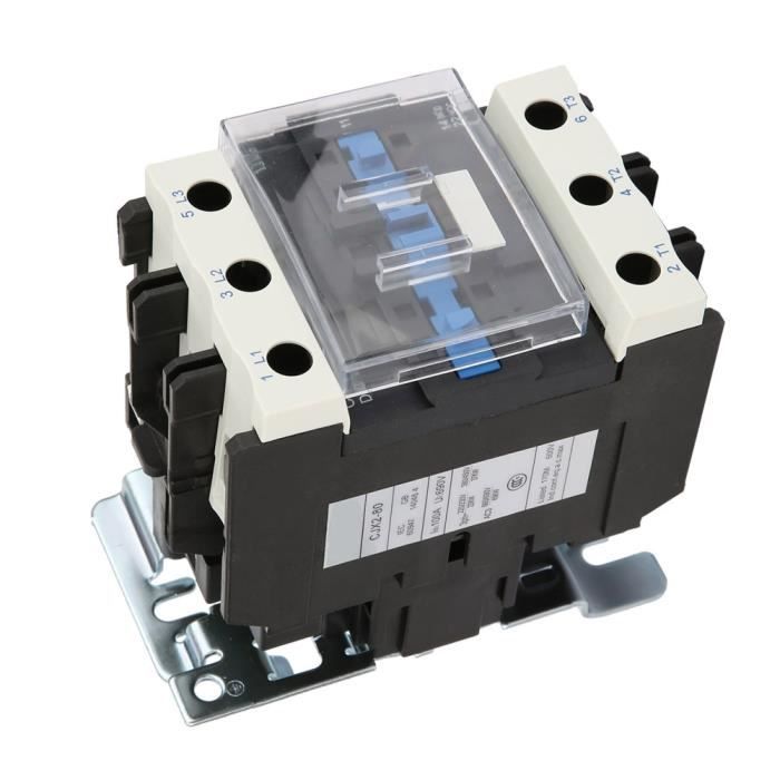 YOSOO Contacteur AC AC Contactor - 380V 80A CJX2-8011 Electric AC Contactor High Sensitivity ...