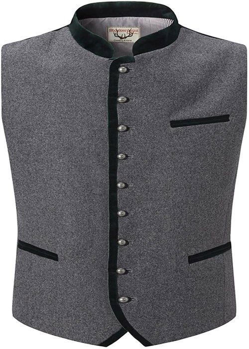Gilet de costume Stockerpoint - Weste Alonso-grau-forest - Weste Alonso ...