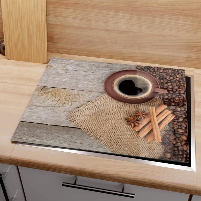 Ehskzjh Couvercle De Plaque De Cuisson En Verre - En Une Seule Pièce ...