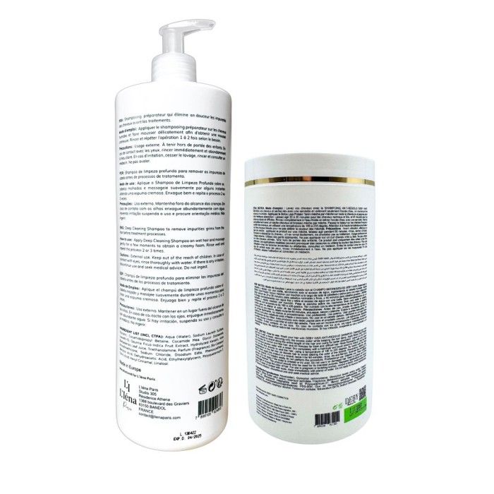 Kit soin lissant Lisa Protein Deby Hair + shampooing préparateur la ...