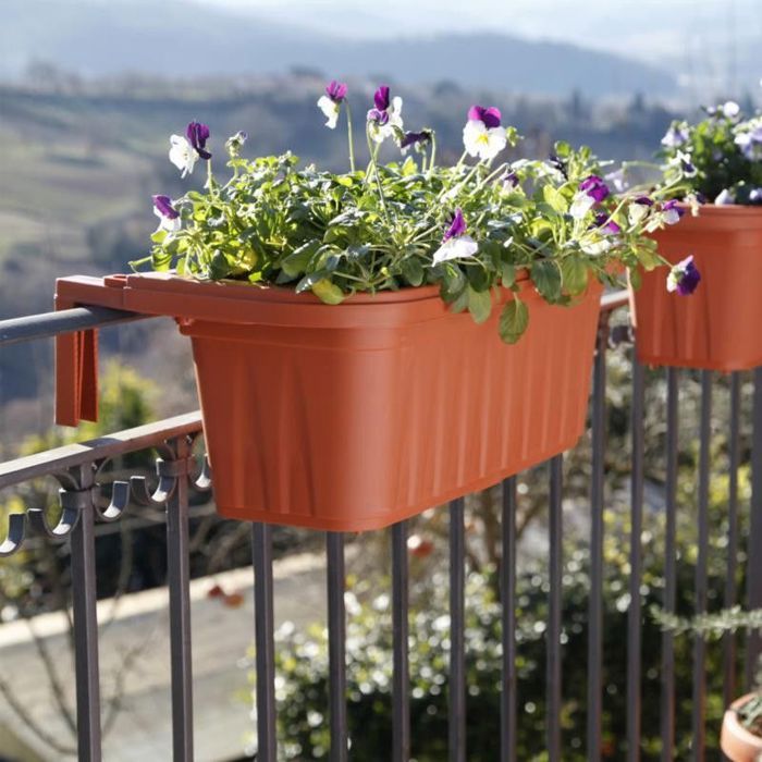 Jardinière - RONDINE - 50 cm - Terracotta - Cdiscount Jardin