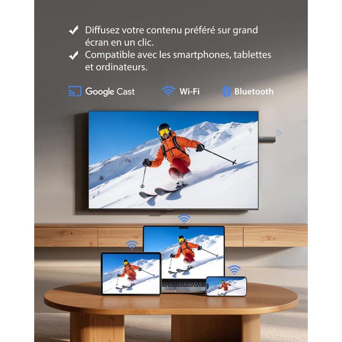 STRONG - SRT 41 - Streaming Box Google TV 4K - Chromecast - Wifi 5 ...