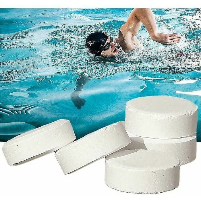 Pastilles de chlore pour piscine - 50 comprimés - Anti-algues, eau ...