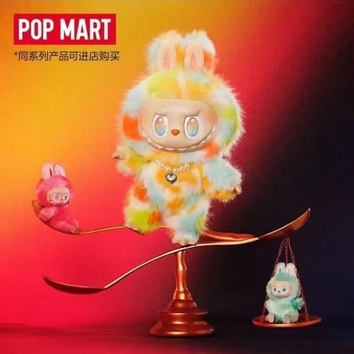 LABUBU -POP MART ZIMOMO LABUBU les monstres bercent l'univers-18CM ...