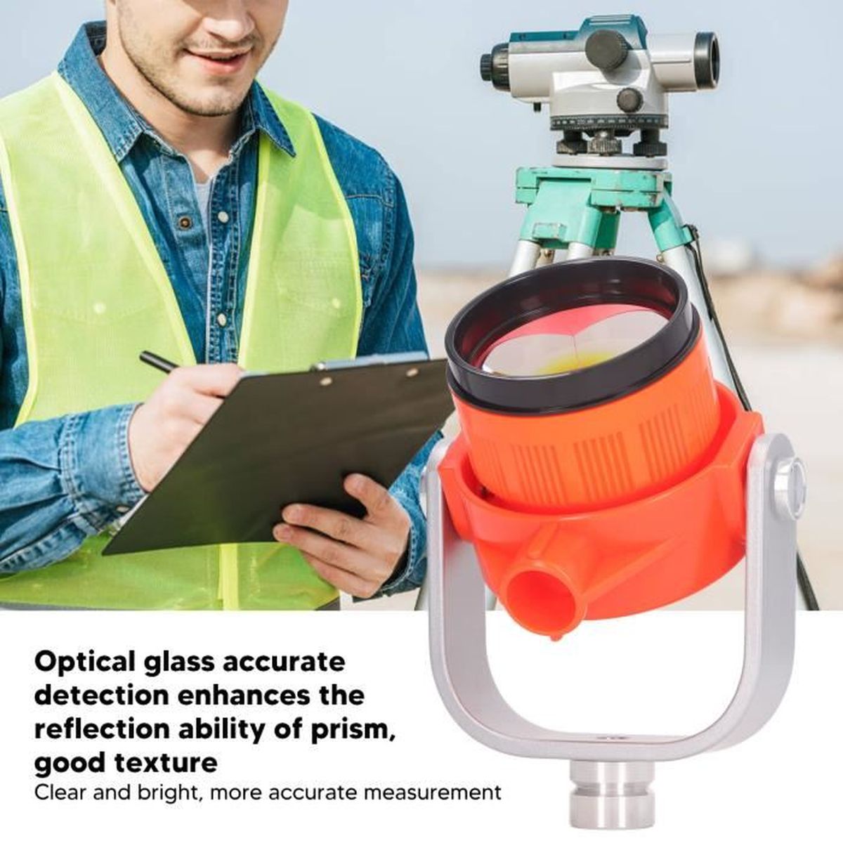 XIG Prisme à inclinaison unique d'arpentage Arpentage du prisme à ...