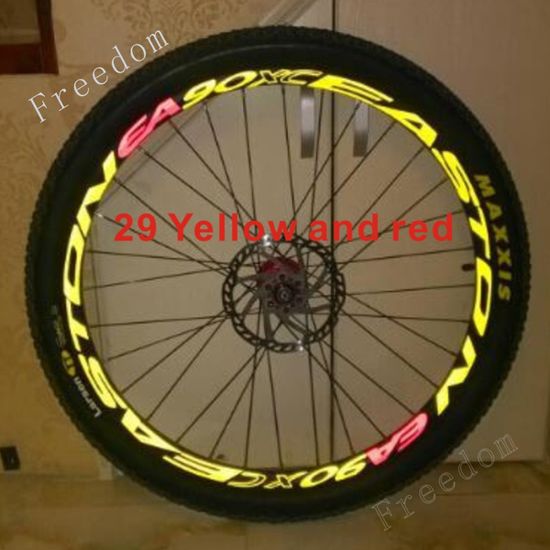 Autocollants pour roues de vélo,26/27.5/29 pouces,stickers pour jantes ...