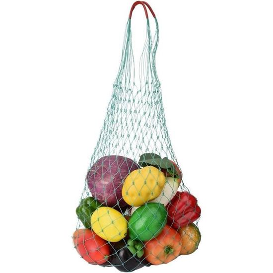 Sacs D'Épicerie Réutilisables 2 Pièces Maison Nylon Maille Sac De ...