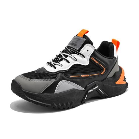 Baskets Homme Fashion Chaussures Sport Sneakers Noir - Cdiscount Chaussures