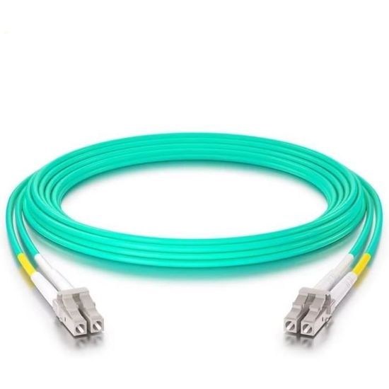 [10 Pack] Om3 Lc À Lc Câble Fibre Optique 1M, 50-125 Multimode Duplex ...