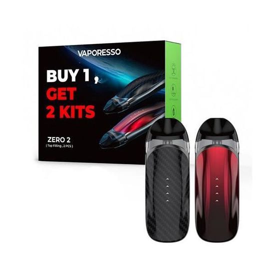 Lot de 2 Cigarettes électroniques - Kit Zero 2 Vaporesso - Carbon Fiber ...