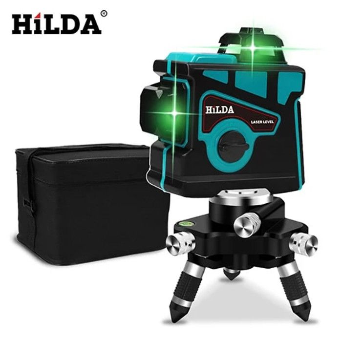 HILDA niveau Laser 12 lignes niveau 3D auto-nivelant 360 croix ...