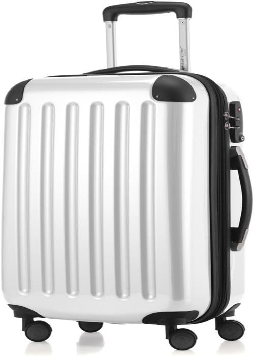 Valise À Main Blanc Brillant Tsa 55 Cm 42 Litres X711