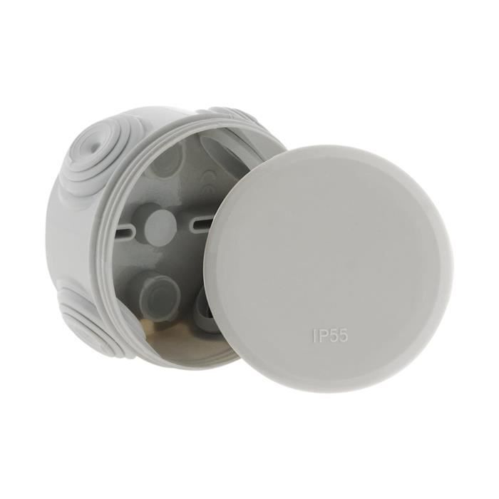 Boîtiers D encastrement Électriques - Boîte Dérivation Étanche Ronde ...