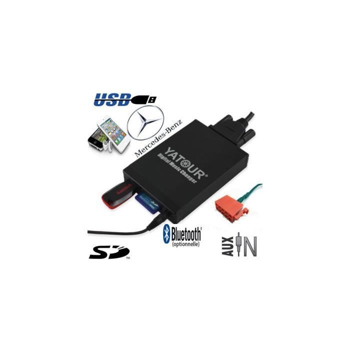 Adaptateur Interface Autoradio iPod Aux Mercedes Classe C, CL, CLK, SLK ...