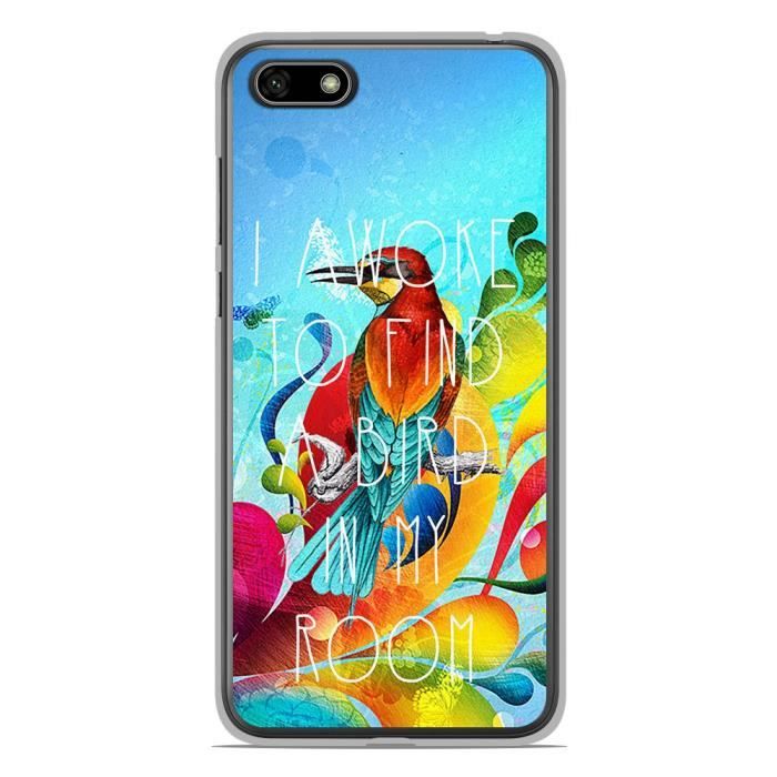 Coque pour smartphone compatible Huawei Y5 2018 en silicone gel ...