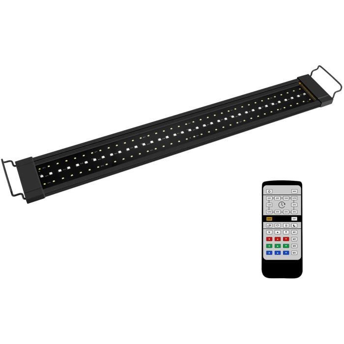 NICREW RGB Plus Rampe LED Aquarium, 24-7 Automatisation Complète d’Eclairage avec Télécommande ...