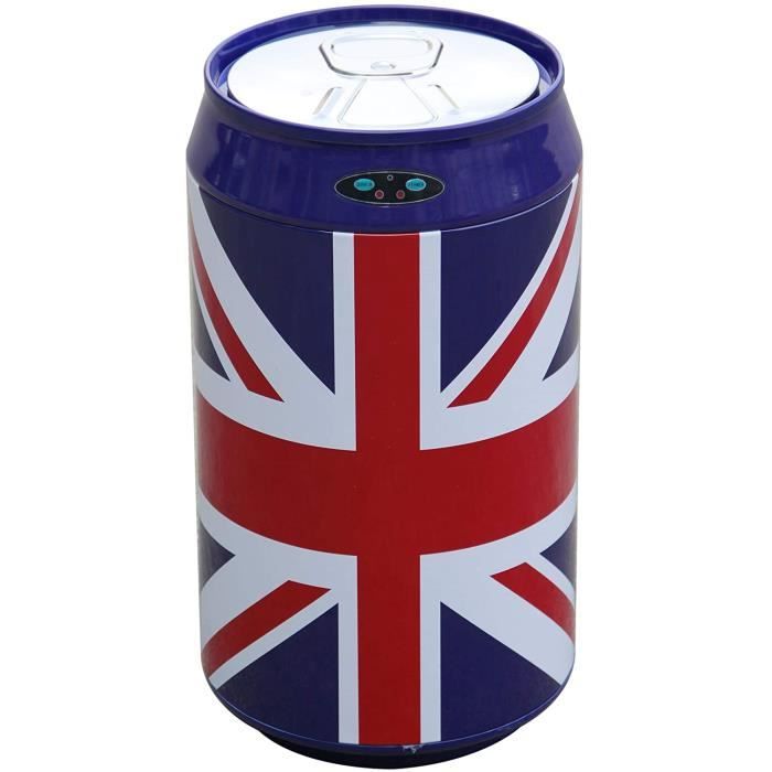 Poubelle de cuisine automatique 30L CAN Drapeau anglais en acier INOX ...