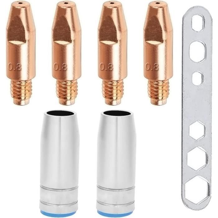 Mb25 Embouts De Contact De Soudage 0,8 Mm-0,030" M6X28 Mm Pour Support ...