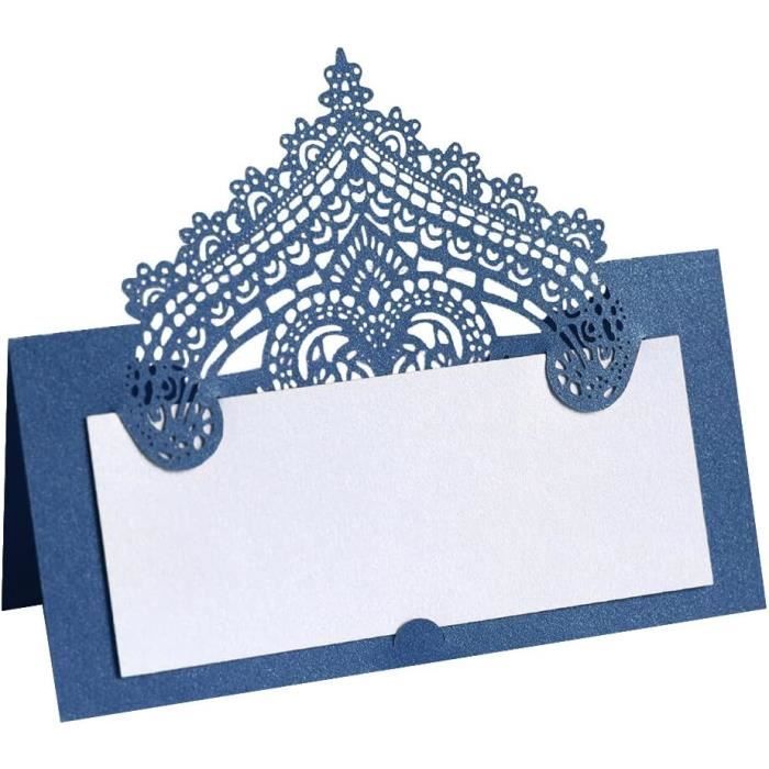 Cartes De Table, 50Pcs Cartes De Nom Anniversaire Cartes De Placement ...