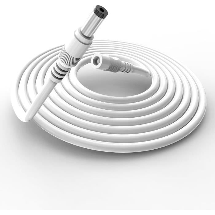 Cordon D'Extension D'Alimentation 12V Dc 1M, Câble D'Extension 2.1Mm X ...