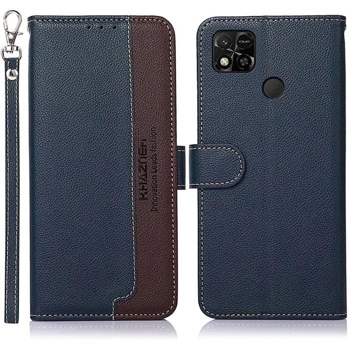 Coque Folio Xiaomi Redmi 10A Redmi 9C en PU Cuir Flip avec Fente Carte ...