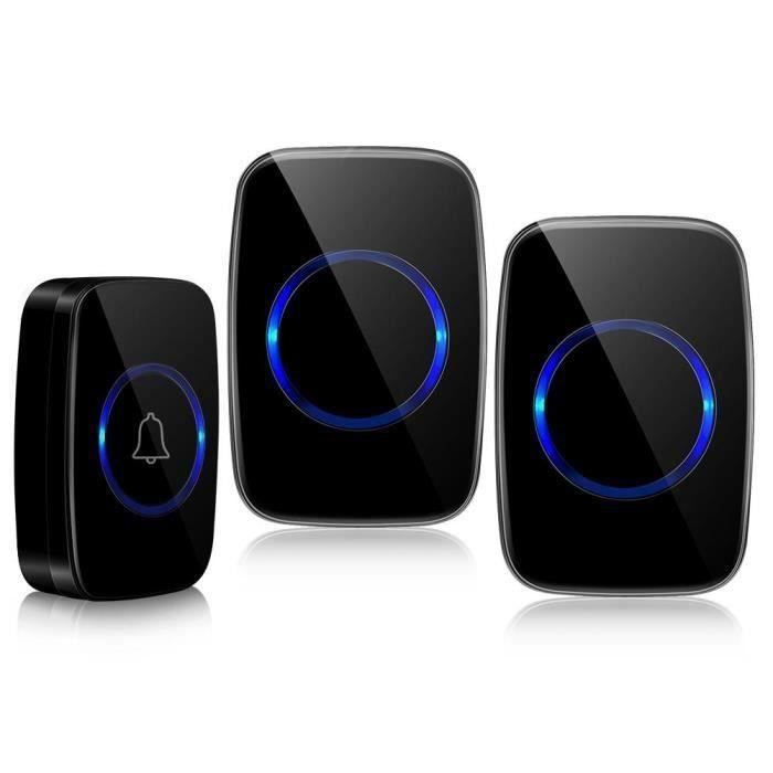 Spirit-sonnette de porte sans fil Sonnette sans fil kit de carillon de ...