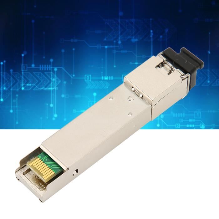 Module SFP 1.25G monomode fibre unique 20KM Distance de Transmission fonction DDM Module optique ...