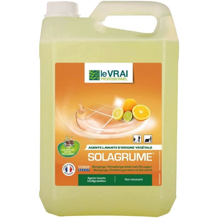 Bio ménage sol - 5 L - agrumes - Cdiscount Au quotidien